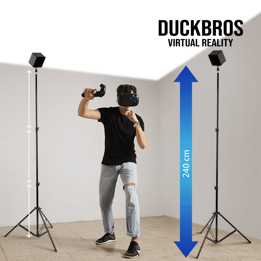 SteamVR 基地台支架 三腳架｜240公分｜適用Valve Index/HTC VIVE Pro – DUCKBROS VR