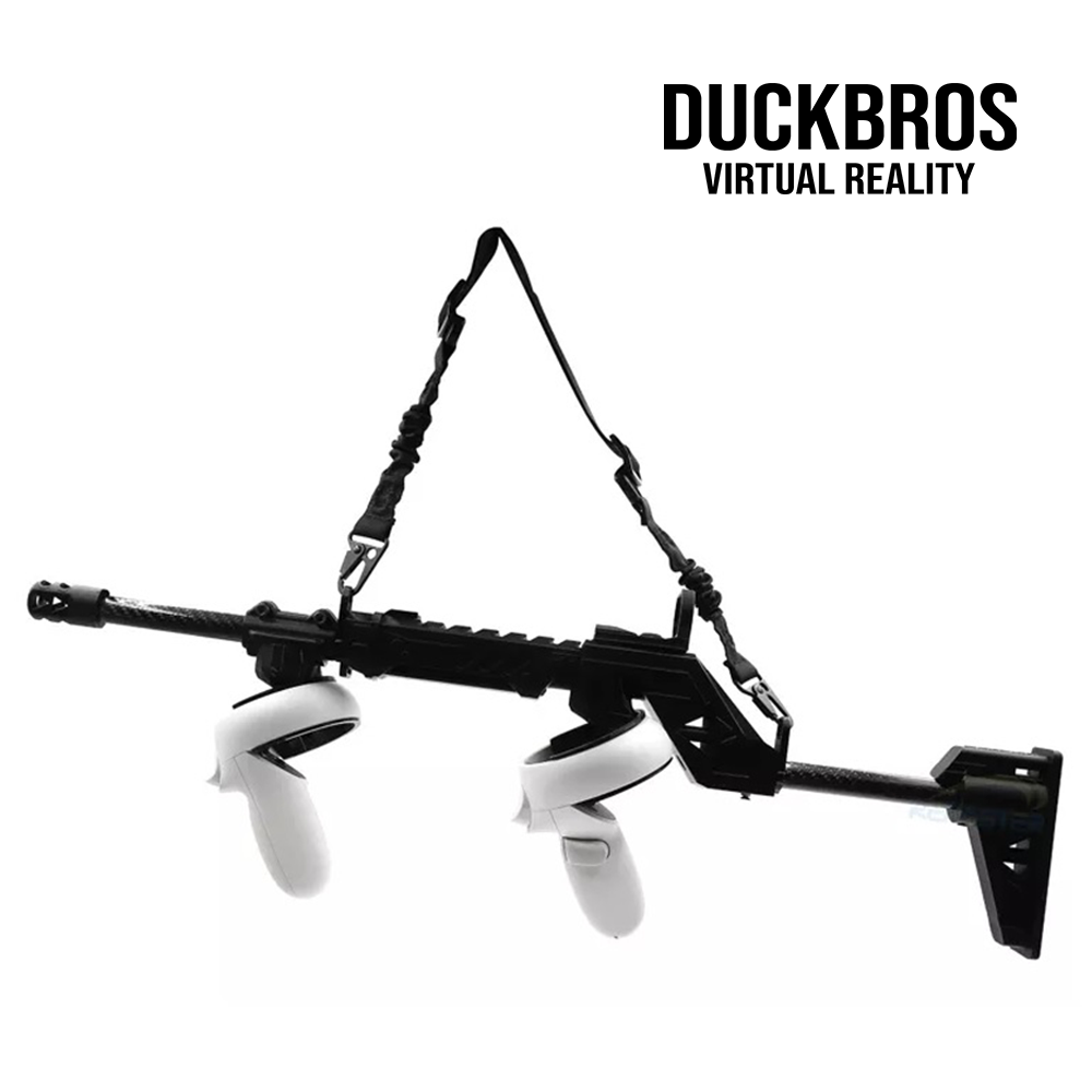 DUCKBROS｜VR 射擊遊戲槍支架｜磁吸設計｜相容於 Quest 2 另有手槍 - DUCKBROS VR